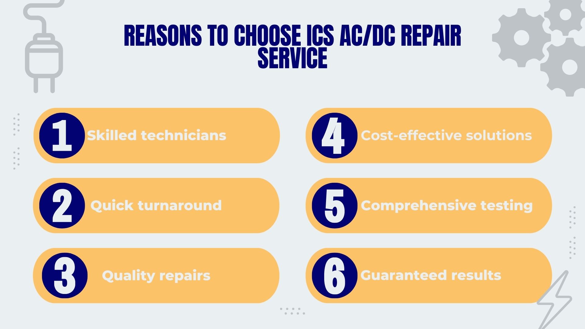 Reliable AC/DC Drive Repair Services - Industrial Control Solutions